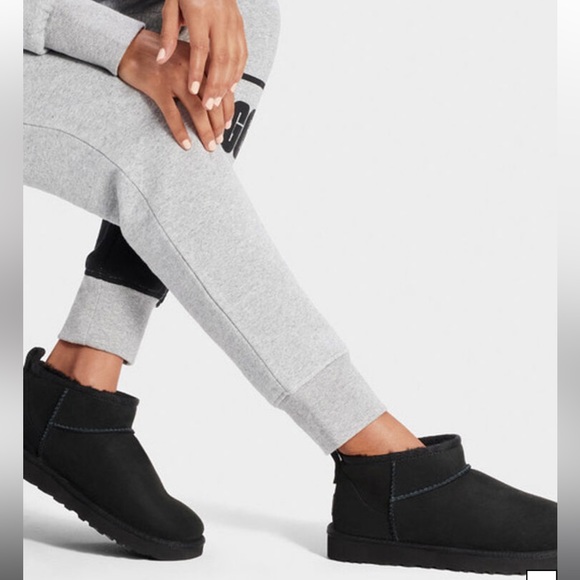 UGG | Shoes | Copy Womens Ugg Ultra Mini Black Booties 8 | Poshmark